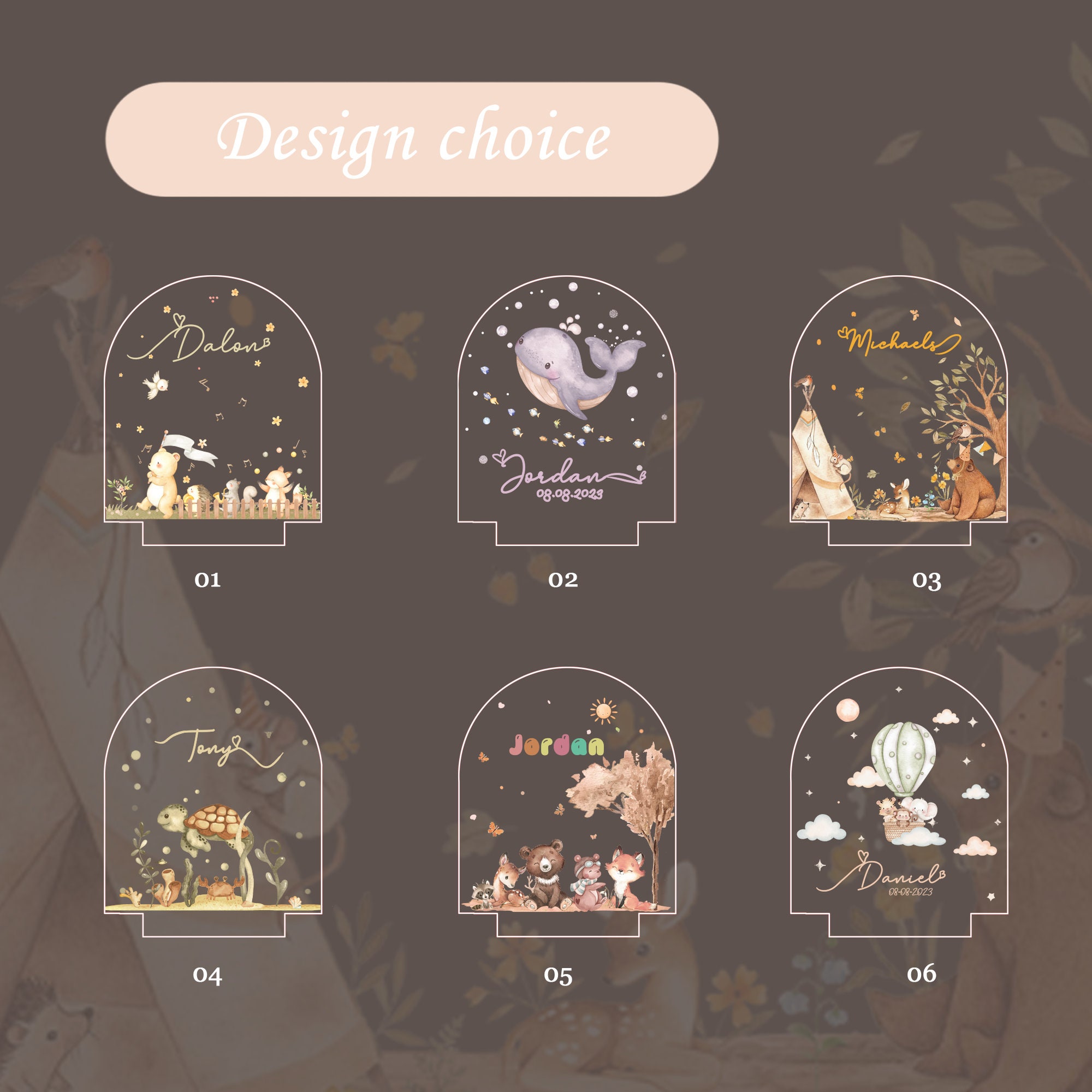 Personalized Night Light for Baby,custom Name Light, Children's Night ...