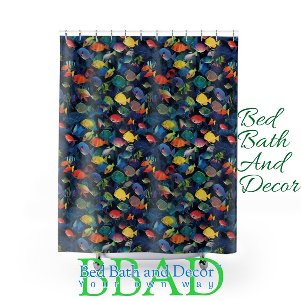 Shop Fish Shower Curtain Online - Etsy