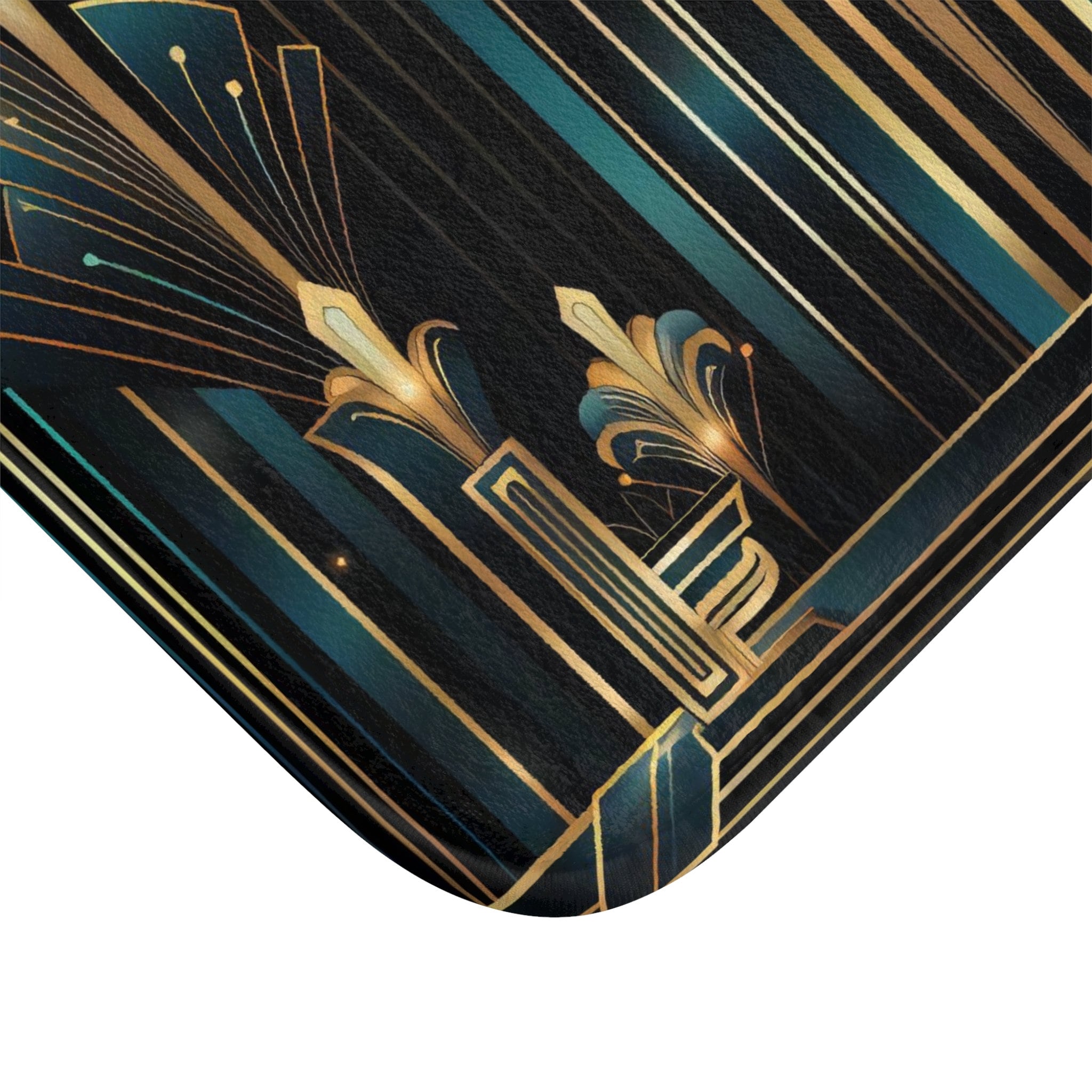 Art Deco Bath Mat Elegant Vintage Design, Non-slip Luxury Bathroom Rug ...