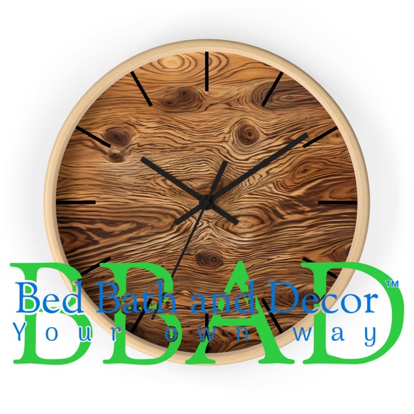 Exotic Wood Clock - Etsy