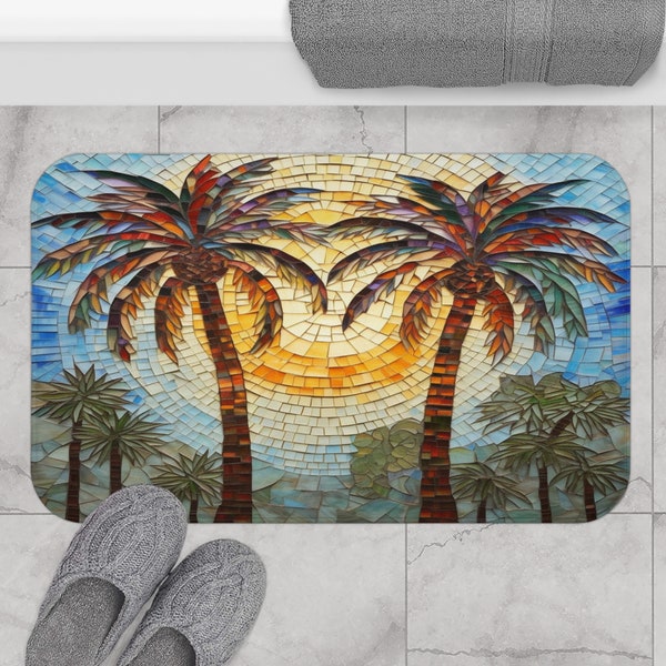 Palm Tree Rug - Etsy
