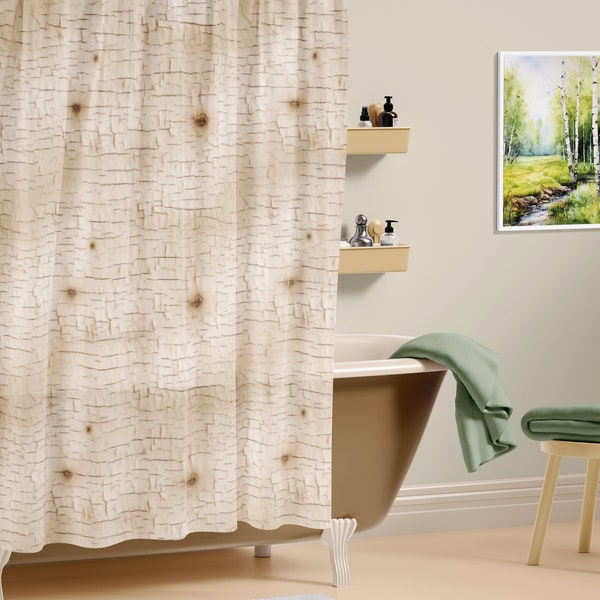 Rustic Shower Curtain - Etsy