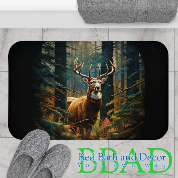 Deer Wildlife Rug - Etsy