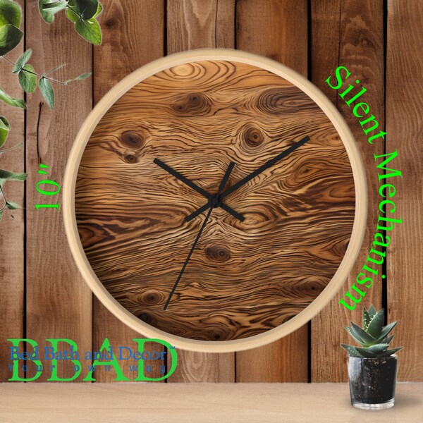 Exotic Wood Clock - Etsy