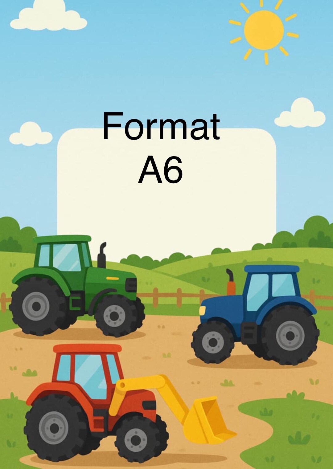 Tractor Birthday Invitation Background-farm Theme for Birthday Party - Etsy