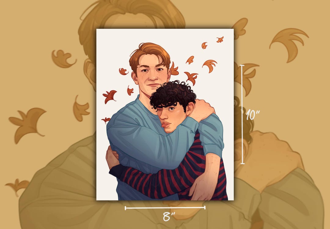 Nick & Charlie - Heartstopper Print - Etsy