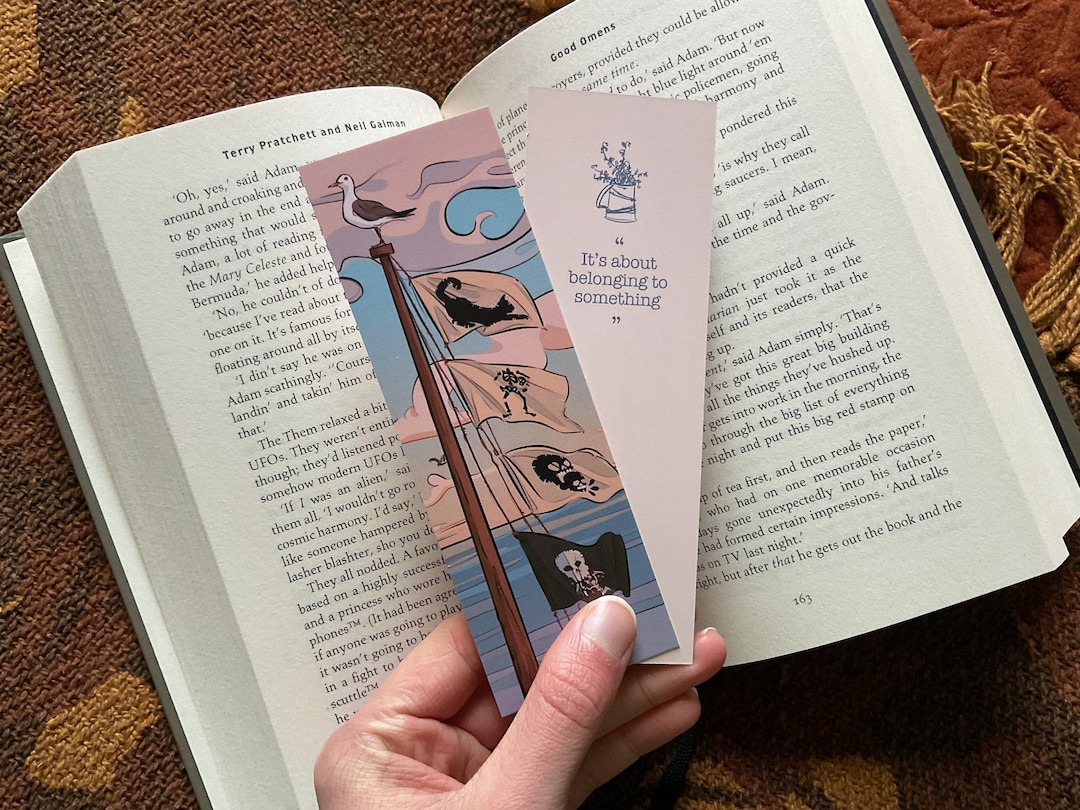 Our Flag Means Death Bookmark - Etsy