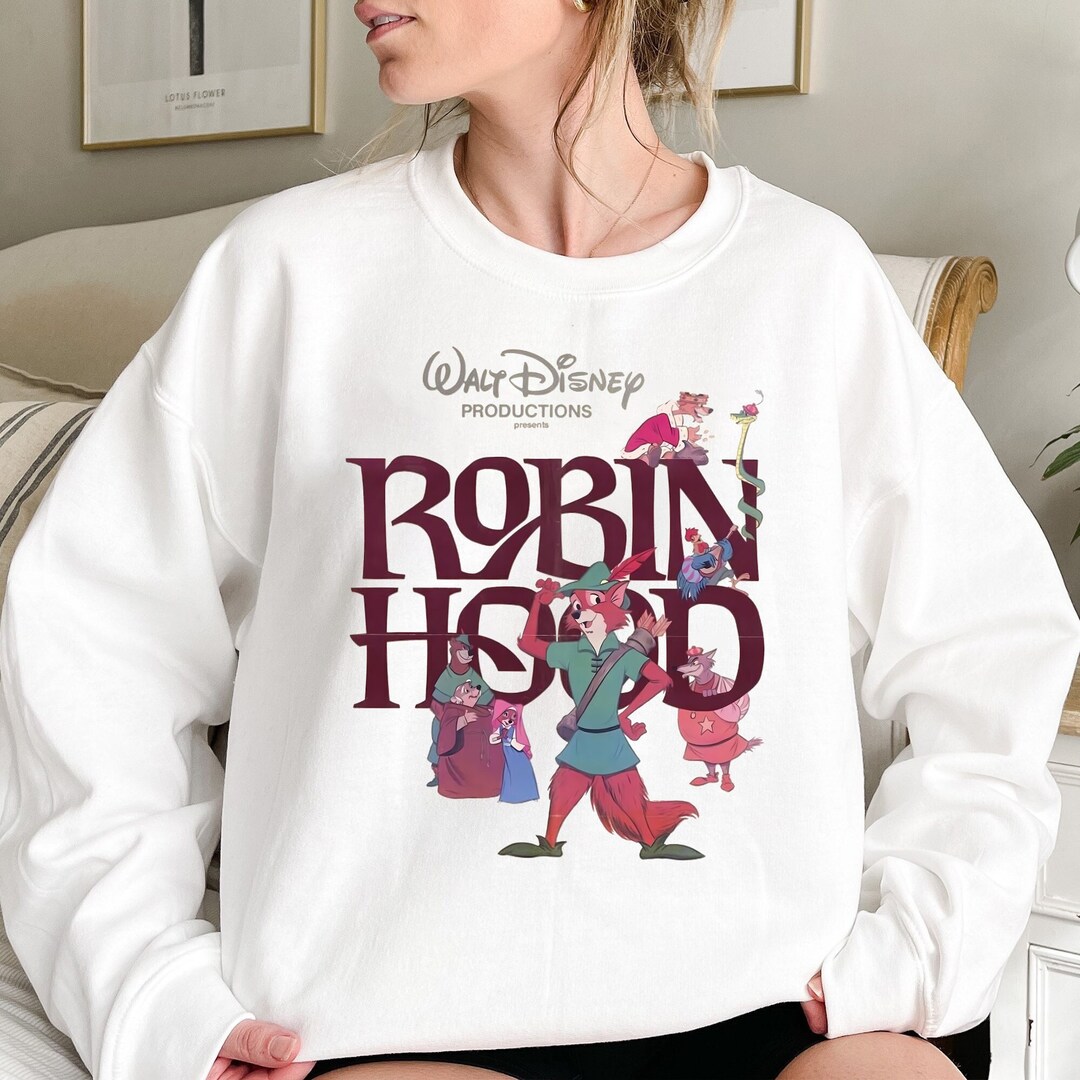 Vintage Robin Hood Shirt Disney Robin Hood Shirt Disneyland - Etsy