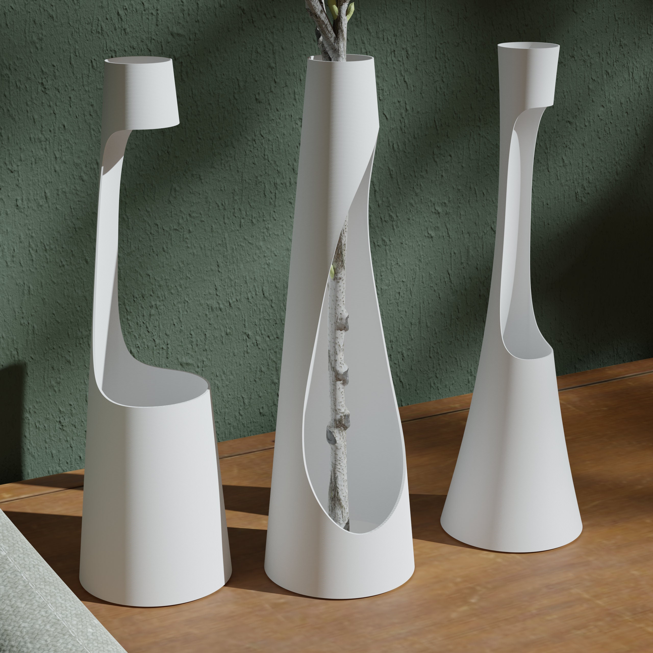9 * 15 Vase Variations .STL File 3d Model, 3d Printing, Open and Closed ...