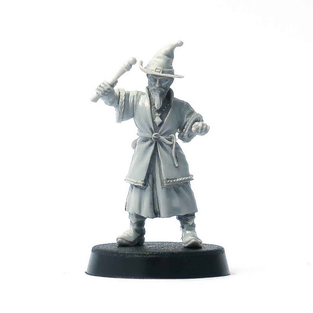 Mage wizard, Sorcerer Miniature, 28mm - Etsy