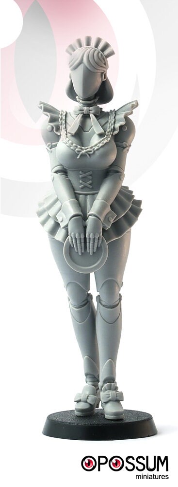 Robot Girl 90mm Resin Figure - Etsy