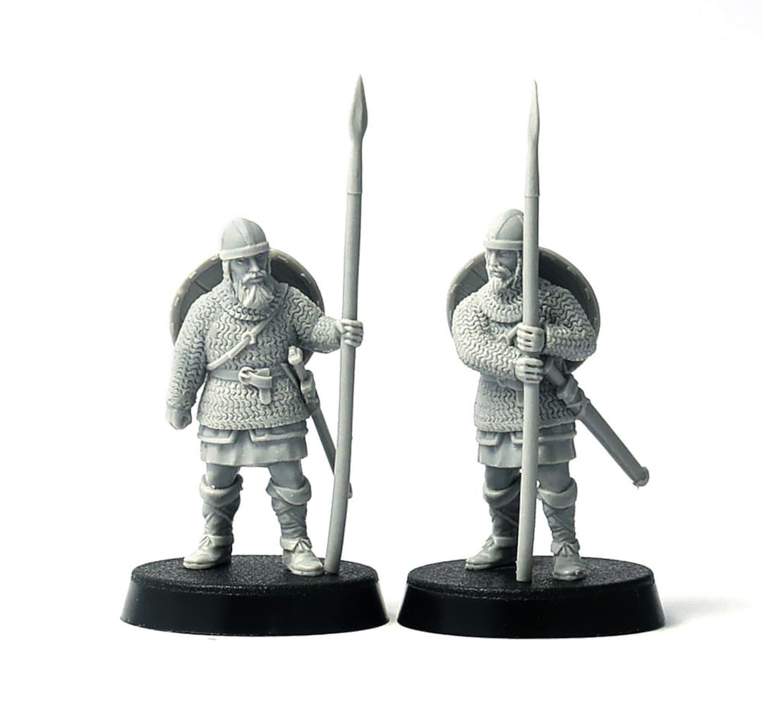 Viking Warriors Miniatures, 28mm Resin for Wargaming SAGA - Etsy UK