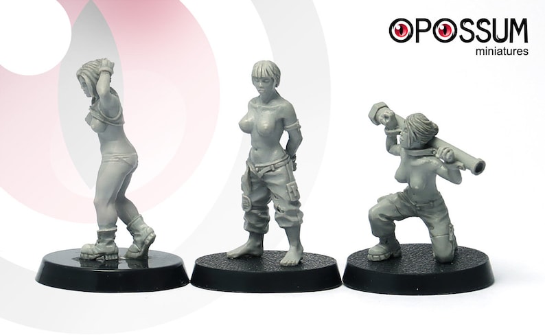 Female Prisoner Miniature Set, 28mm Sci-fi, Grimdark - Etsy