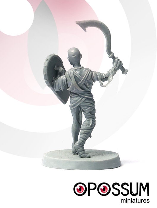 Mummy Undead Warrior Miniature, 28mm Fantasy - Etsy