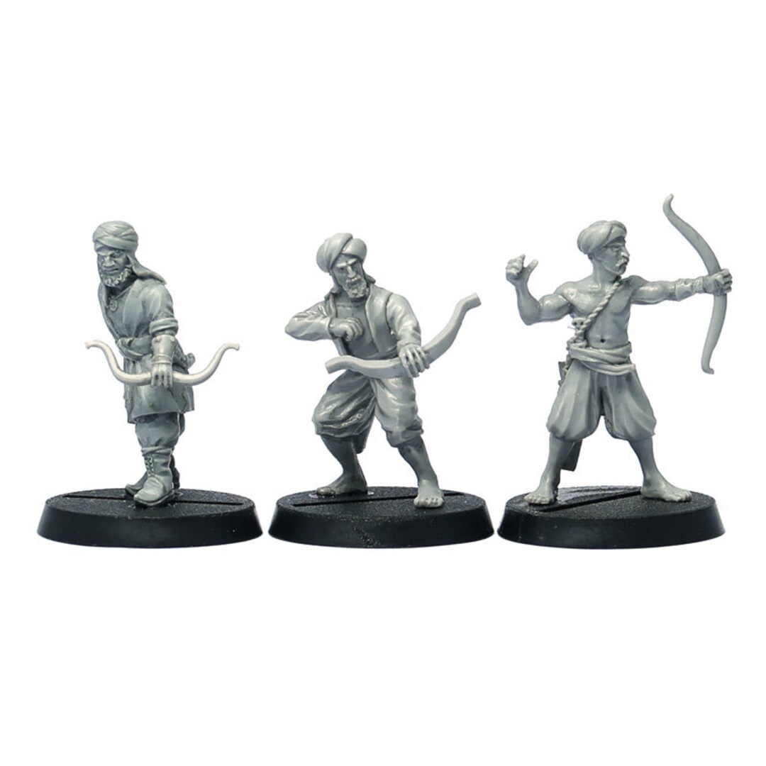 Arab Archers (saracen Archers) Miniature Set, 28mm - Etsy