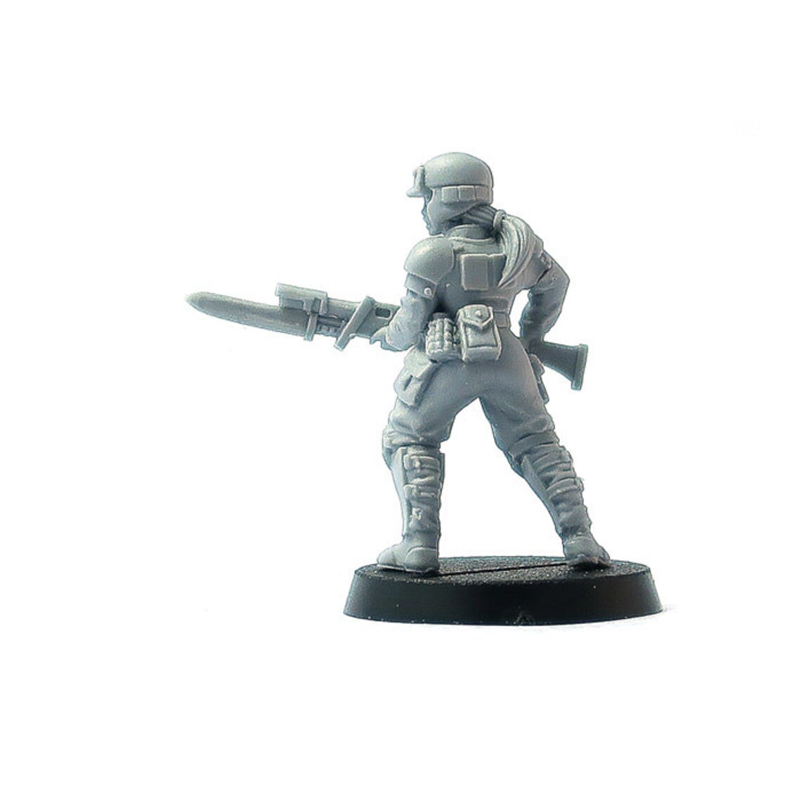 Grimdark Female Soldiers in Melee, Miniature Set, 28mm Resin Army Girls ...