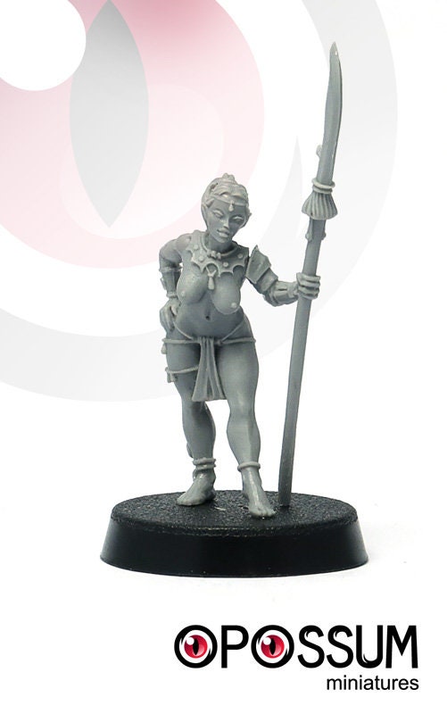 Female Elf Rogue Miniature, 28mm Resin - Etsy