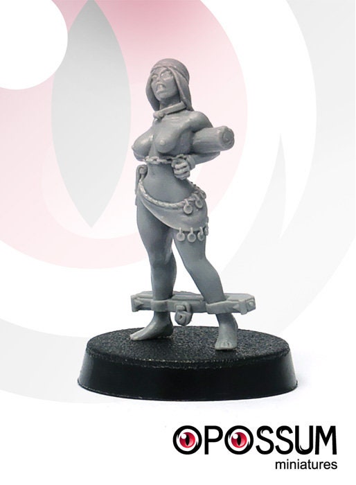 Slave Girl Miniature 28mm Resin Etsy