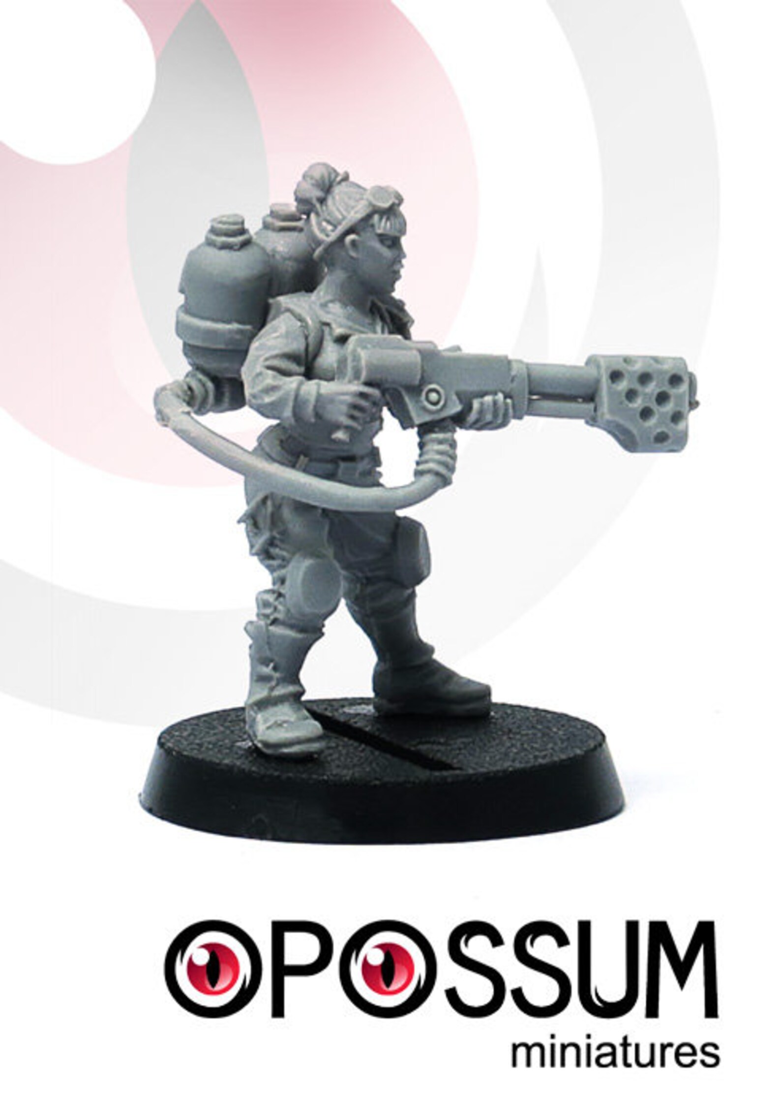Grimdark Female Guard Flamethrower Miniature 28mm Resin - Etsy