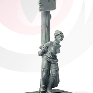 Woman at Pillory Miniature 28mm - Etsy