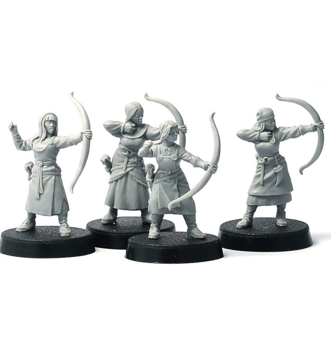 Viking Archers Miniature Set, 28mm Resin - Etsy