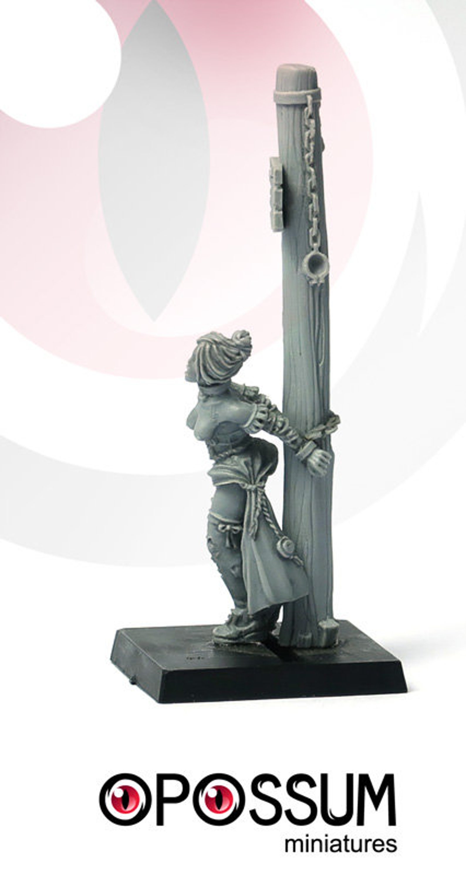 Woman at Pillory Miniature 28mm - Etsy