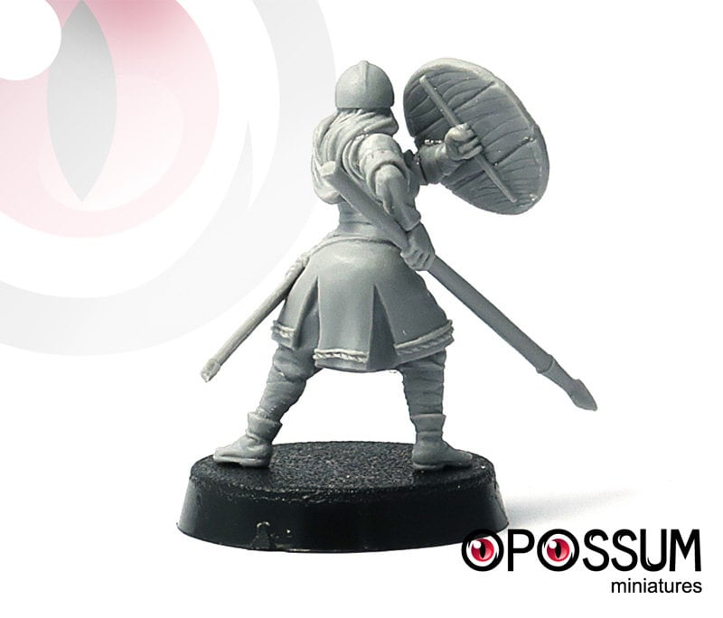 Female Viking Warriors With Spears Miniature Set, 28mm Resin, SAGA ...