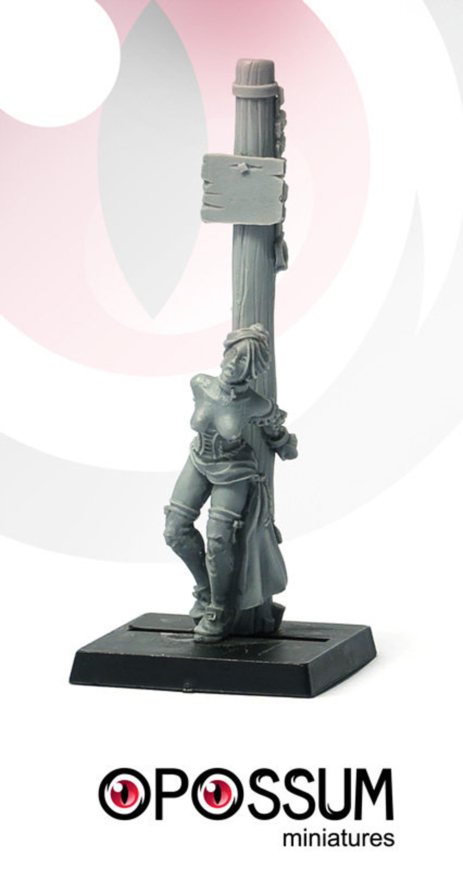 Woman at Pillory Miniature 28mm - Etsy