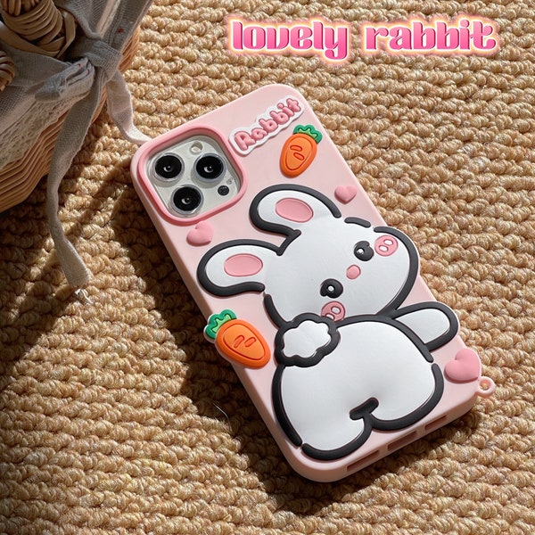 Silicone Rabbit Phone Case - Etsy