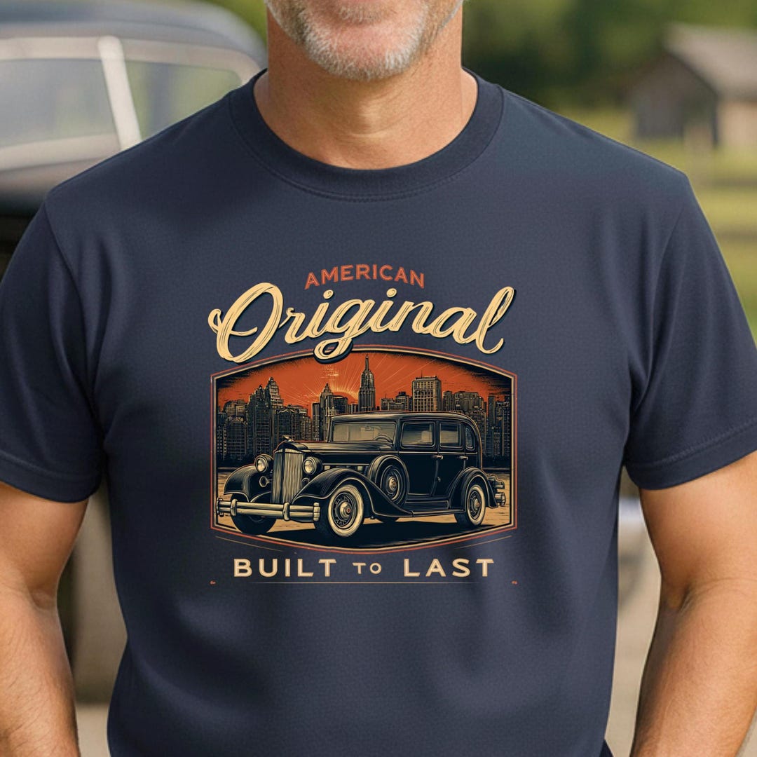 American Original Built to Last | Packard Eight Inspired T-shirt ...