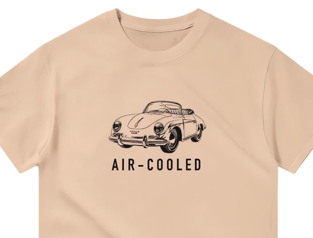 Men's Car Tshirt, Air Cooled German Classic Car Tshirt, 356 Fans Tshirt ...