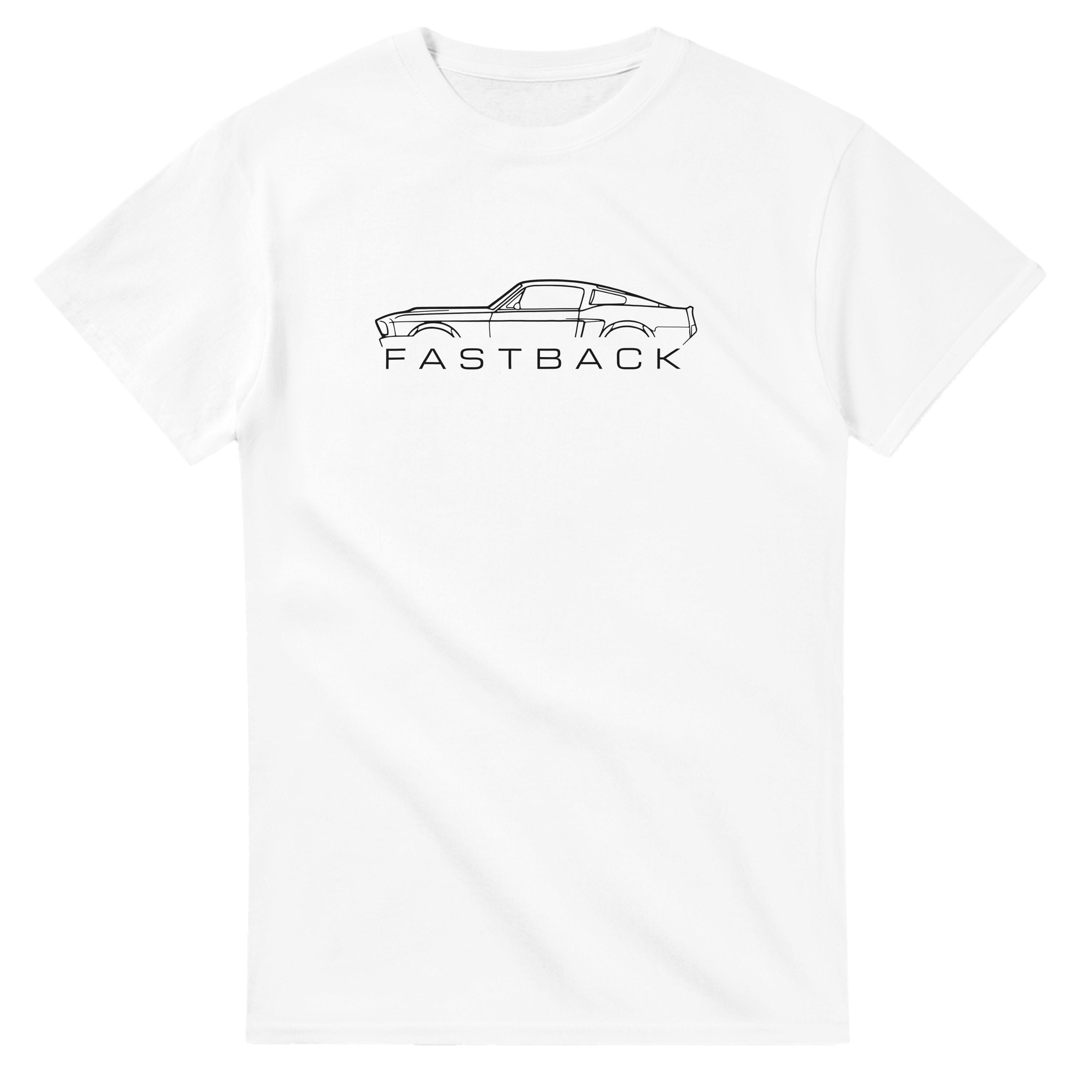 Fastback Muscle Car T-shirt | Vintage American Car Tee | Retro Classic ...