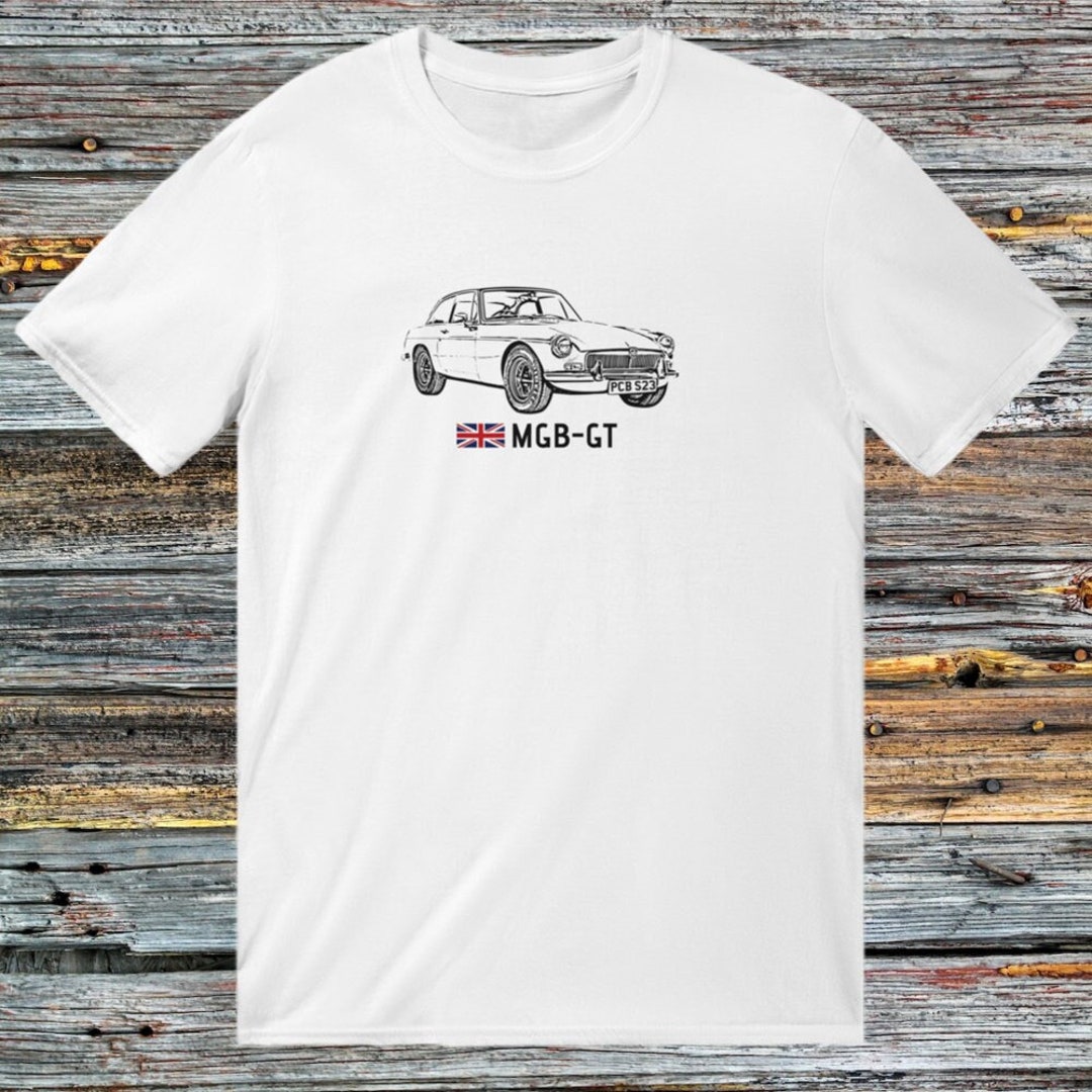 Tshirt for MGB-GT T Fans, Classic Car T-shirt, Gift for Dad, Car Gift ...