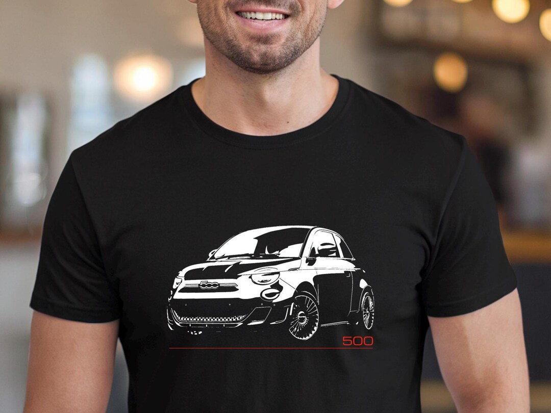 Italian Hot Hatch Silhouette T-shirt, Car Tshirt Gift, T Shirt for Fiat ...