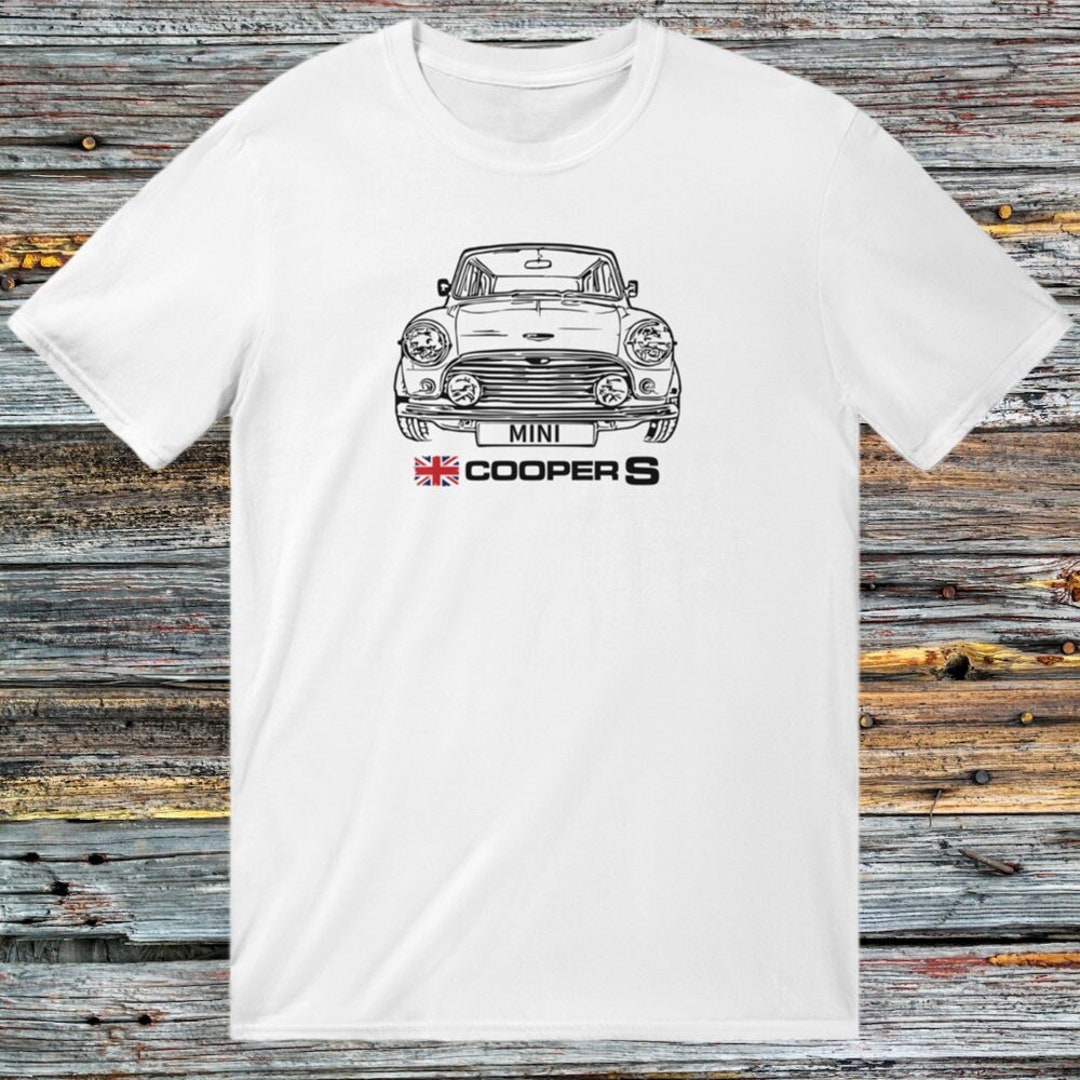 Men's Car Tshirt for Mini Cooper Fans, Petrolhead Tee, Gearhead Gift ...