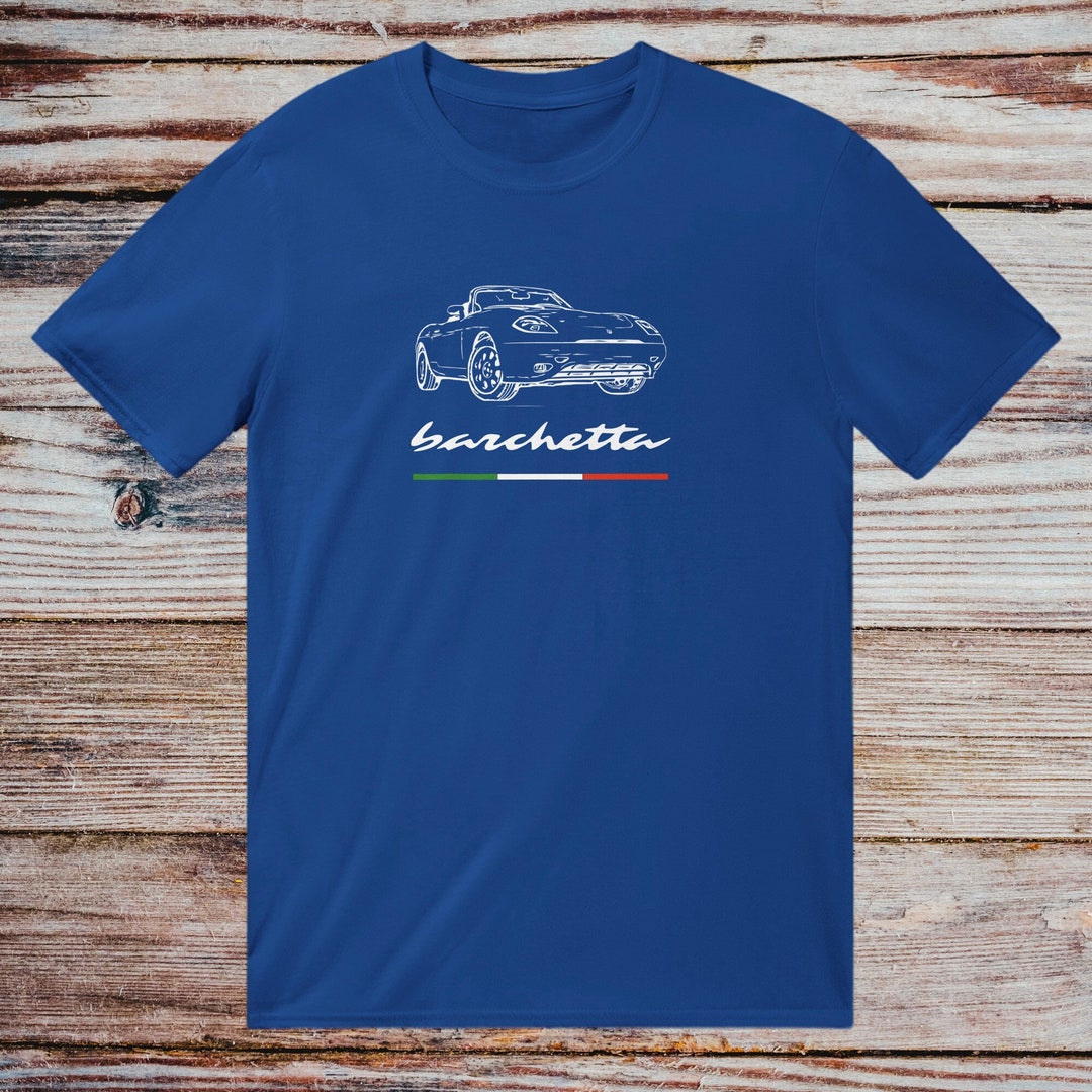 Fiat Barchetta Car & Logo T-shirt ras du cou classique - Etsy France