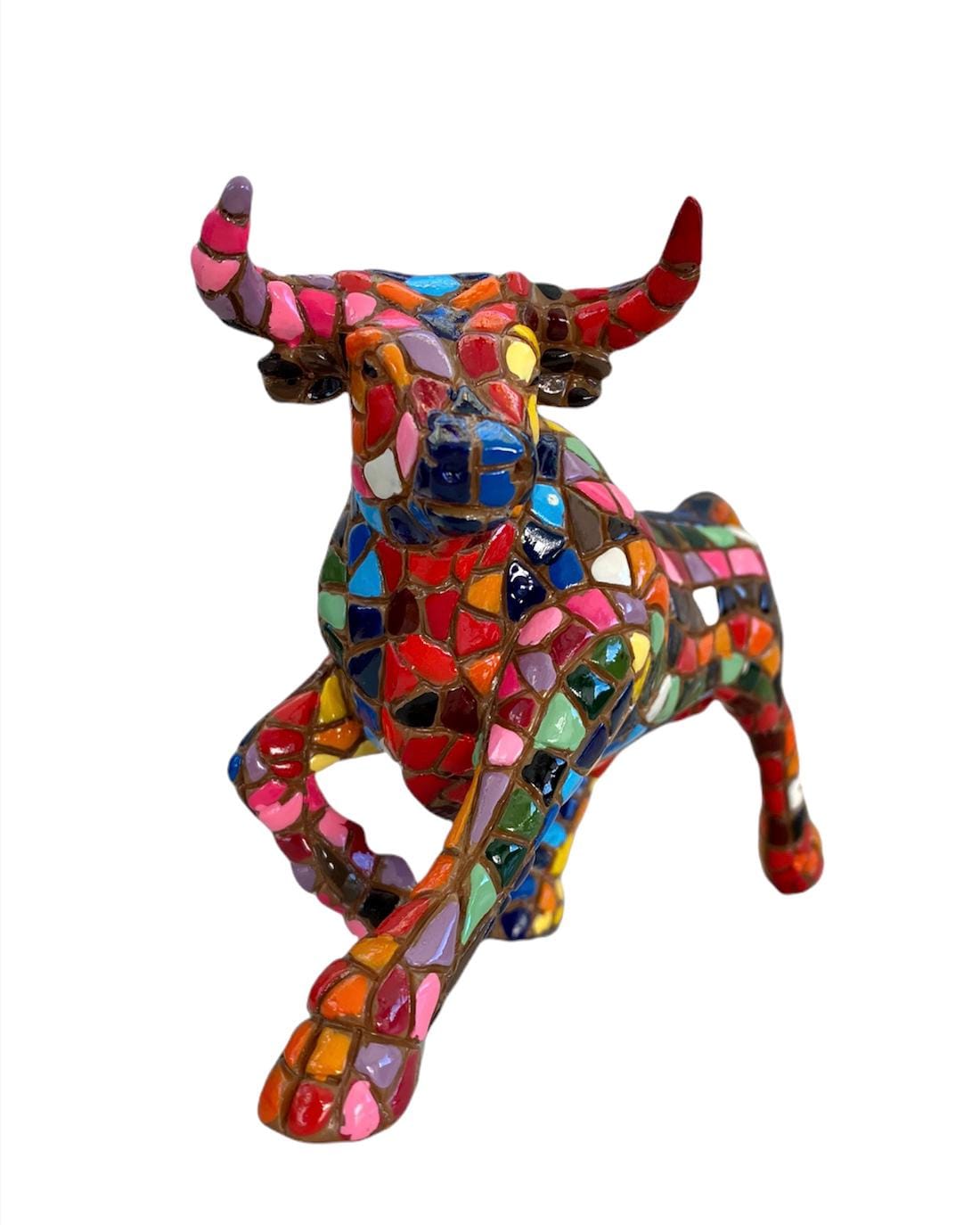 Barcino Classic Collection Bull Mosaic Figurine - Etsy