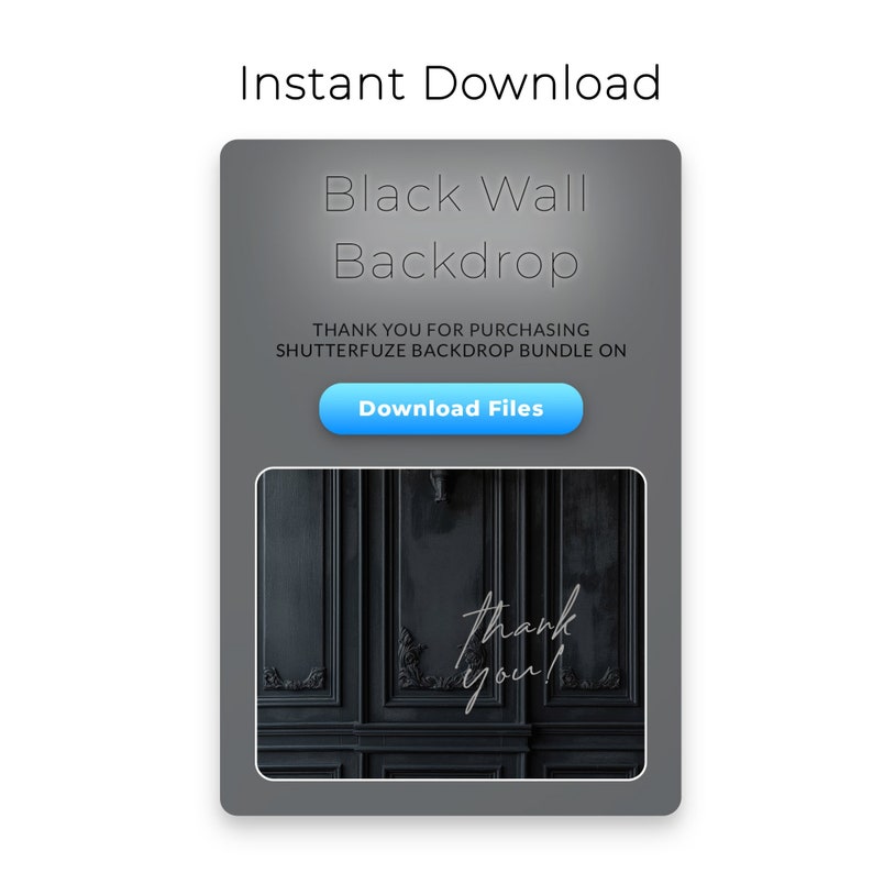 Studio Backdrop Overlays, Black Paneled Wall Digital Backdrops, Fine ...
