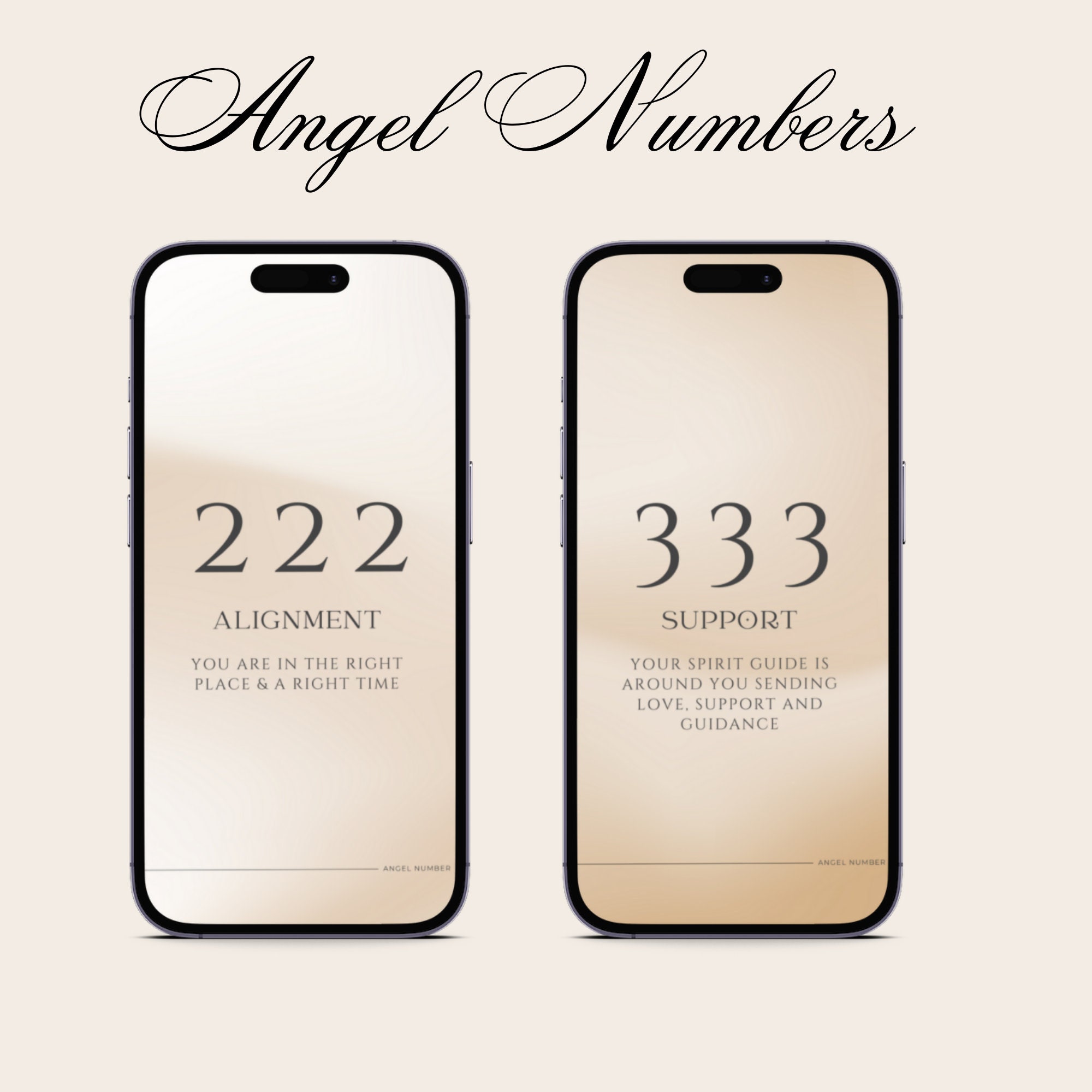 Angel Numbers Phone Wallpaper Aesthetic, Law of Attraction ...