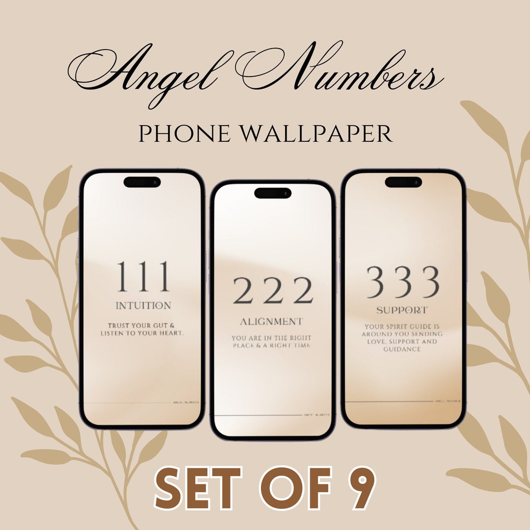 Angel Numbers Phone Wallpaper Aesthetic, Law of Attraction ...