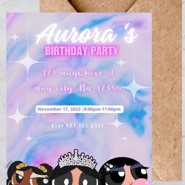 Bratz Birthday Invitation - Etsy