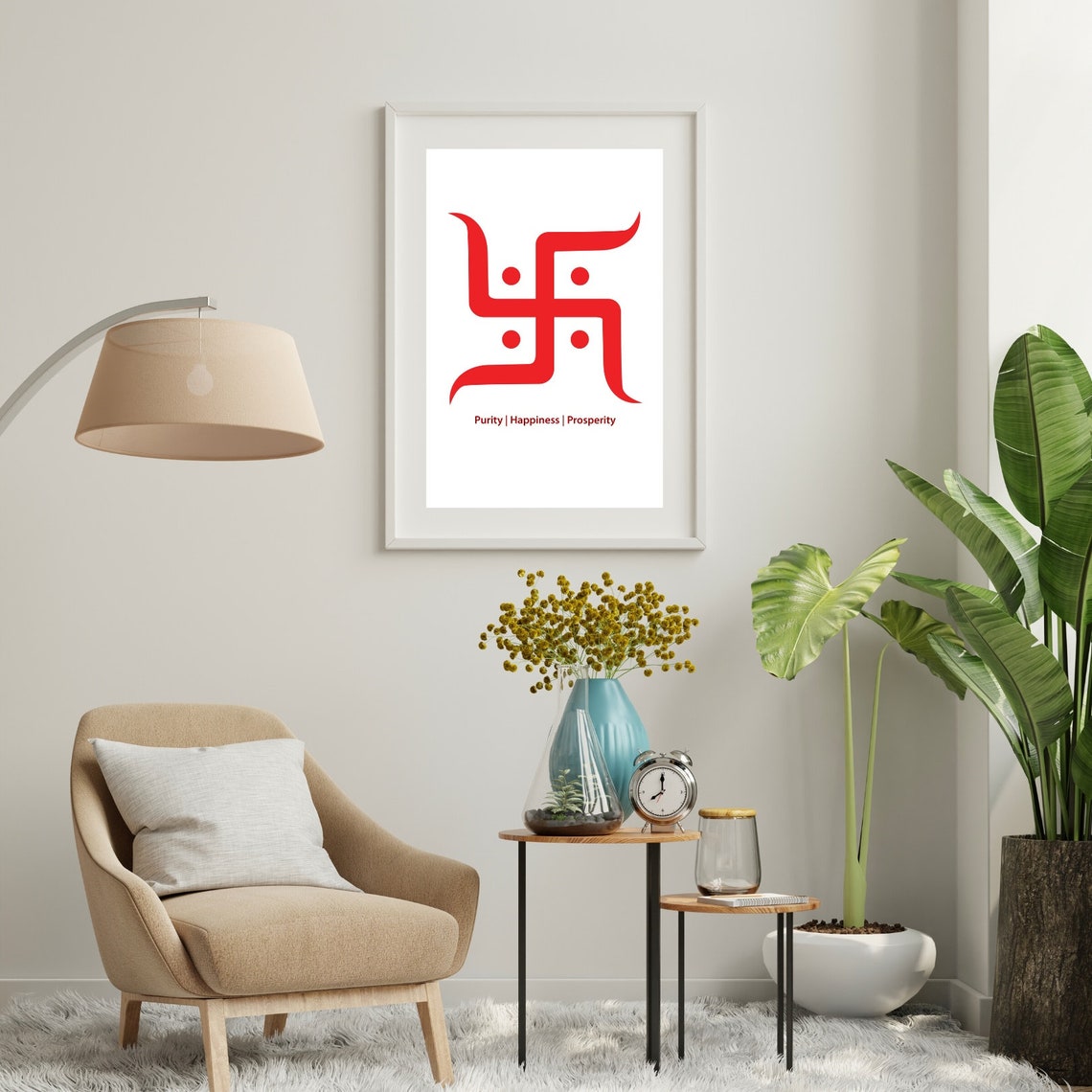 Swastik Divine Symbol of Purity, Happiness, and Prosperity: Swastik Artwork. Printable Wall Art ...