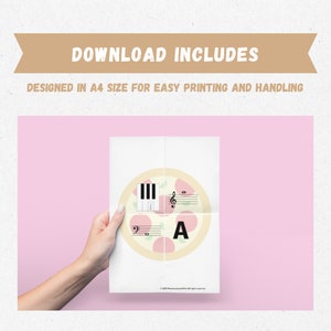 Music Note Reading Puzzle Game - Pizza Edition, Printable for Music ...