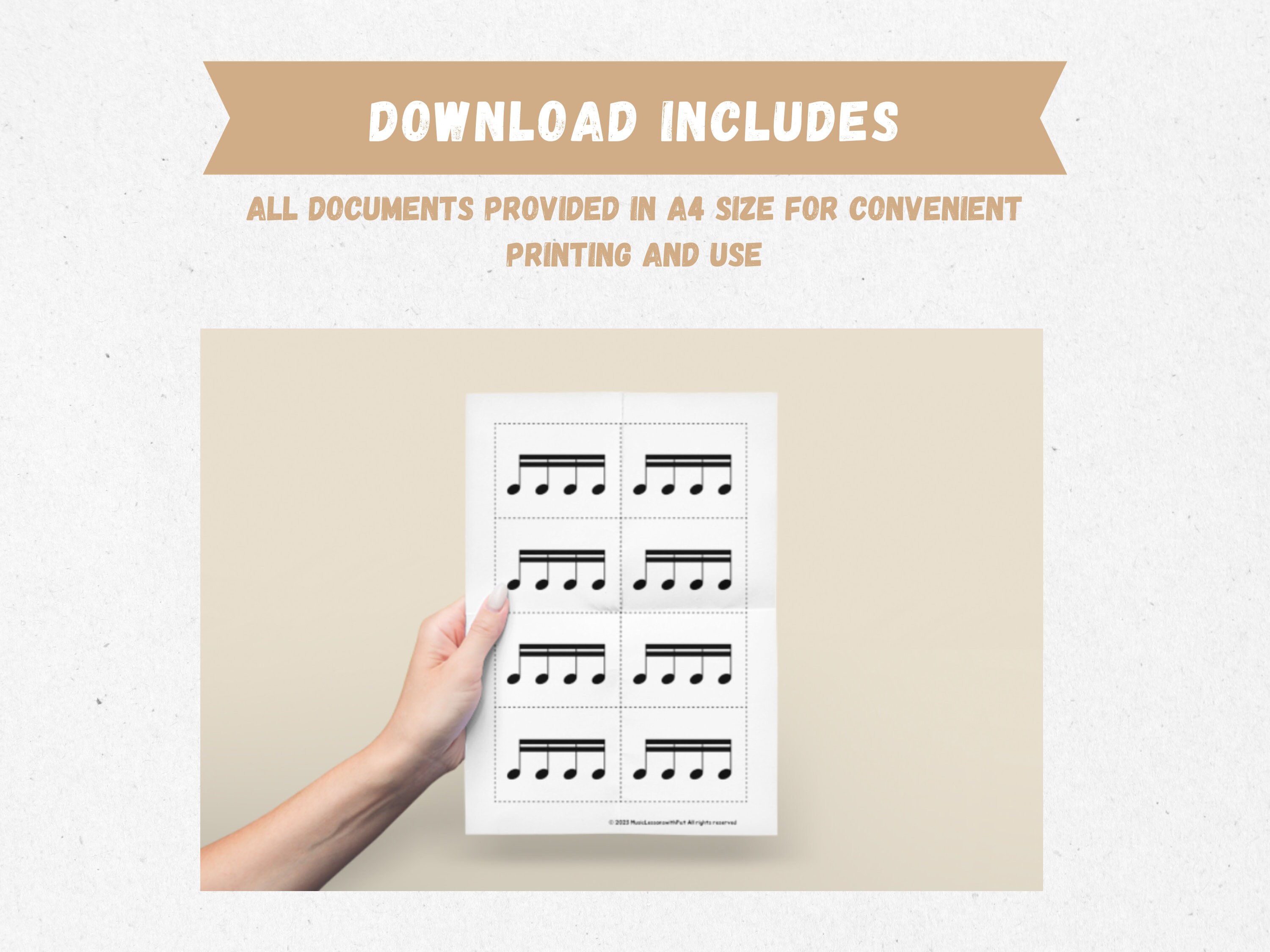 Music Rhythmic Flashcards Classic Edition rhythm Master, Printable for ...