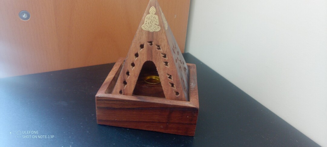 Wooden Pyramid Cone Ash Catcher - Etsy