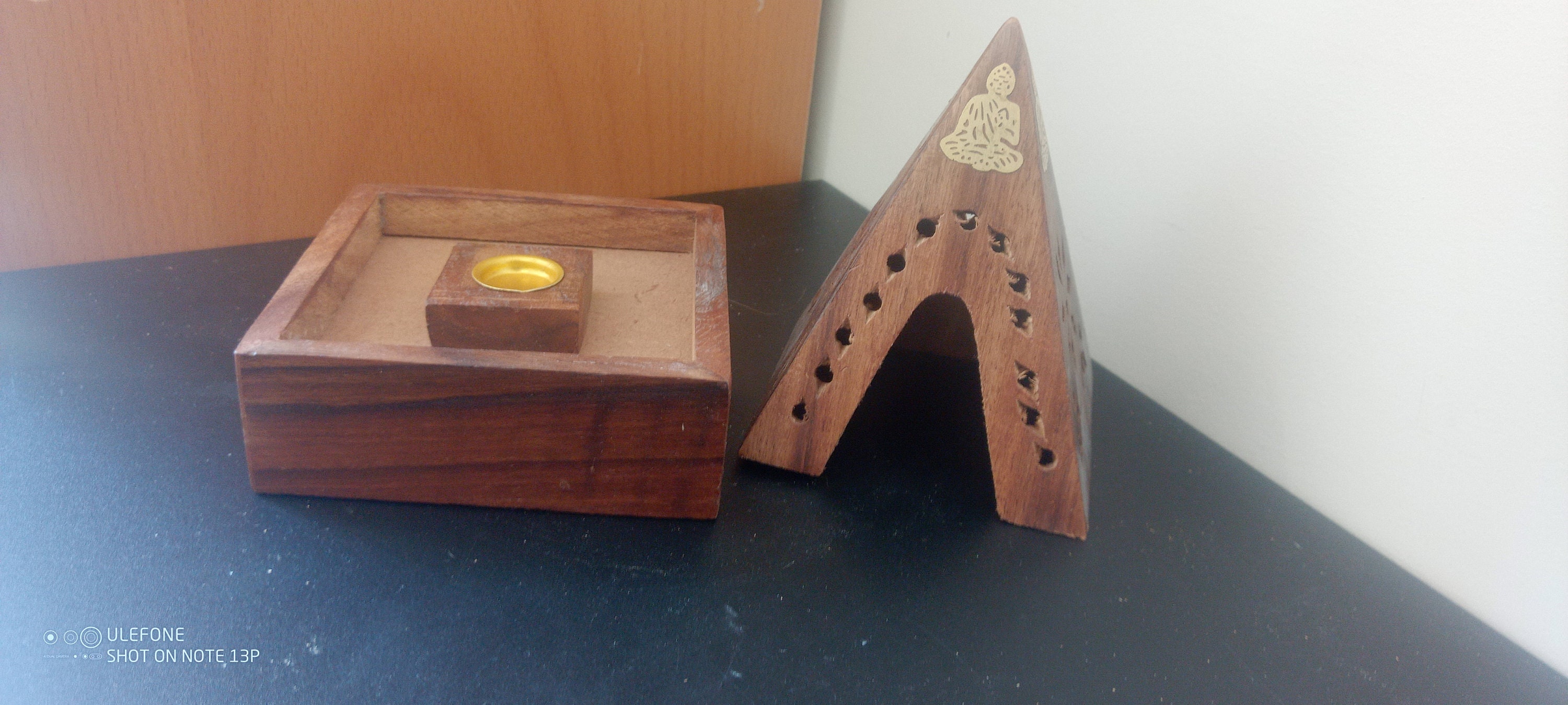 Wooden Pyramid Cone Ash Catcher - Etsy