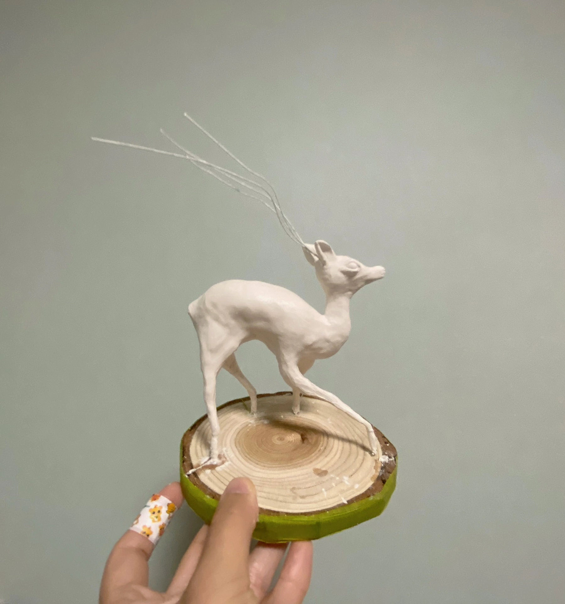 Clay Sculptures Of Deer