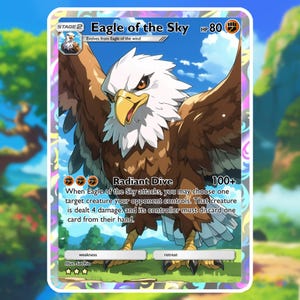 Custom Fakemon Card, Fakemon TCG Card Commission, Custom Pet Portrait ...