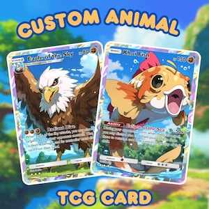 Custom Fakemon Card, Fakemon TCG Card Commission, Custom Pet Portrait ...
