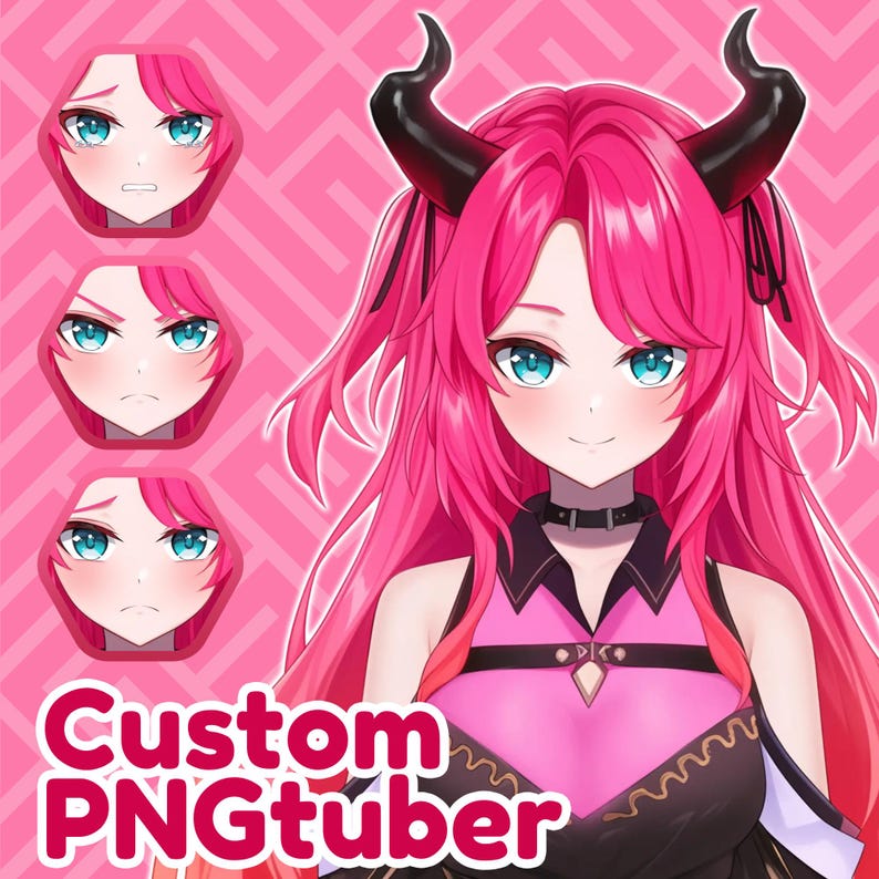Custom Pngtuber Model, Character Design Commission - Etsy
